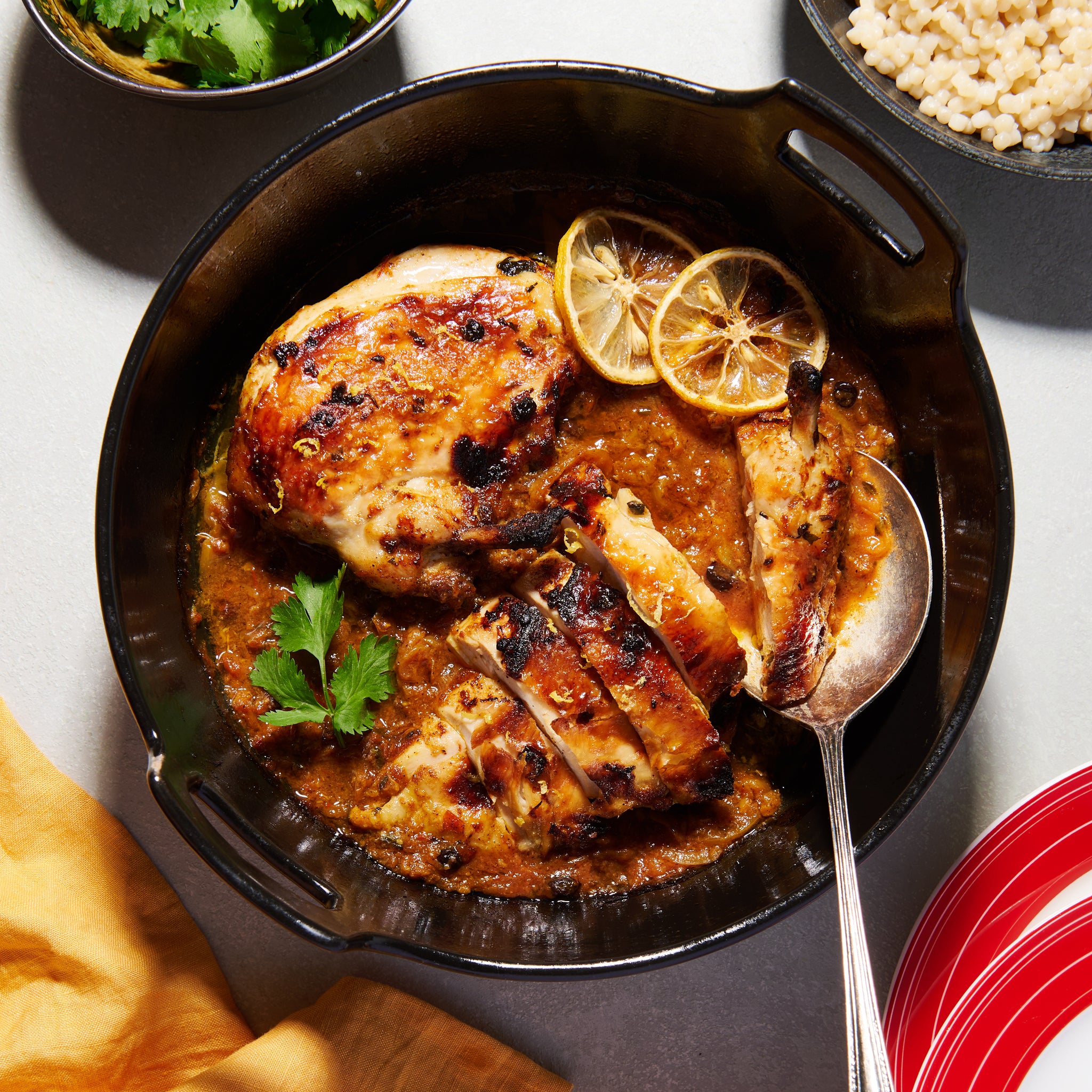 Syrian chicken with honey, lemon and ginger | The Dinner Ladies